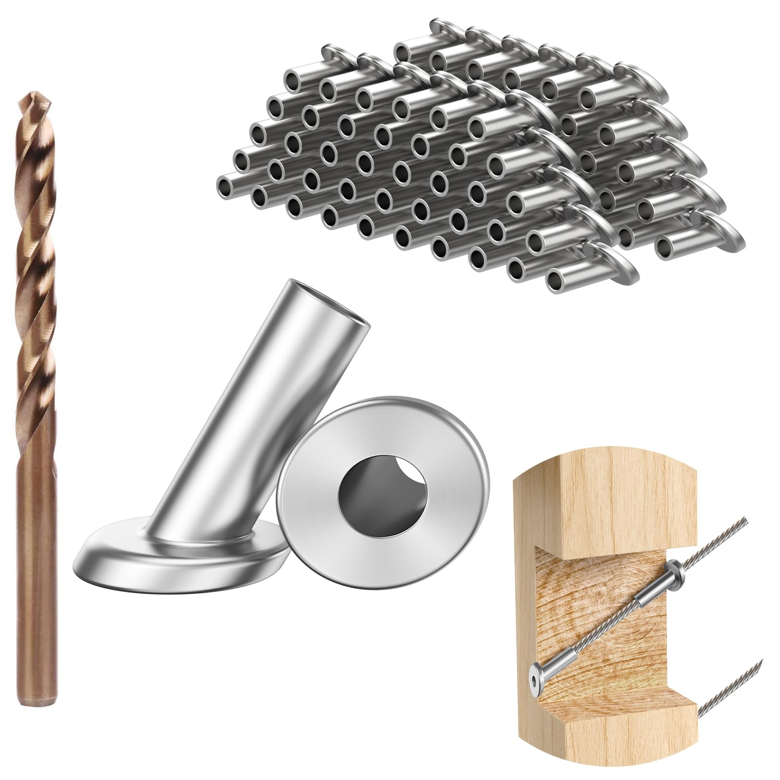 Snapklik.com : BLIKA 80 Pack 25 30 35 Degree 1/8" Angle Beveled ...