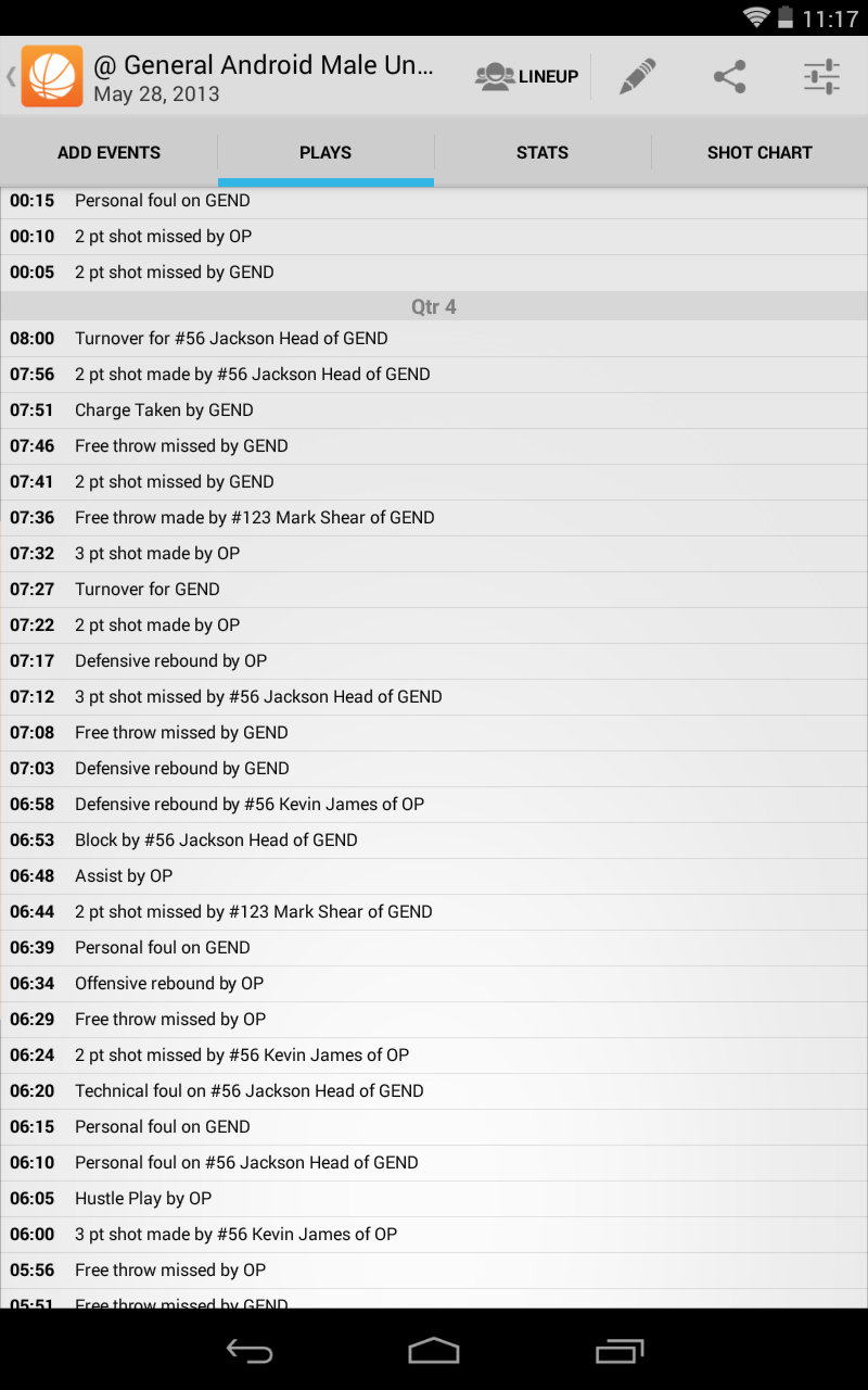 DS Basketball Statware - App on Amazon Appstore