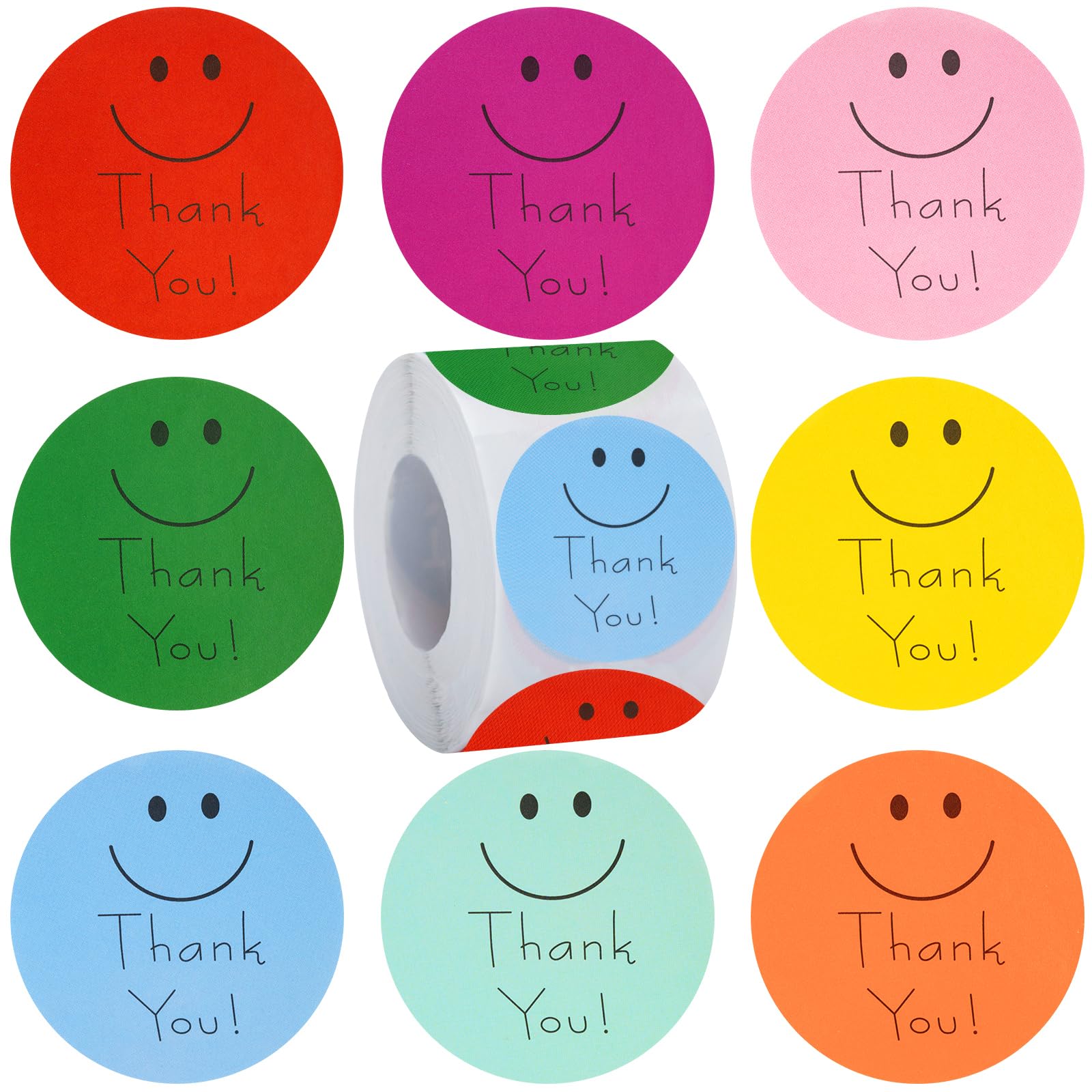 Amazon.com: Anwyll Thank You Stickers,Thank You Stickers for Packaging ...