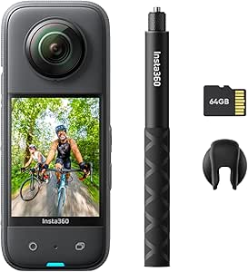 Insta360 X3 Waterproof 360 Action Camera with Advanced Features