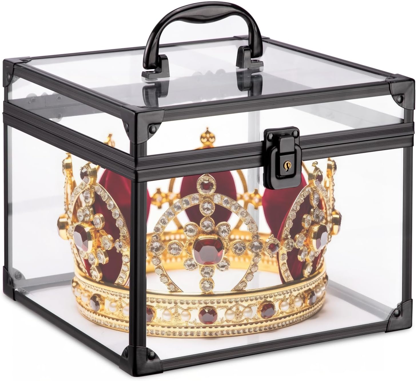 Amazon.com : Noverlife 8.7x8.7x7in Clear Crown Case, Upgraded Large ...