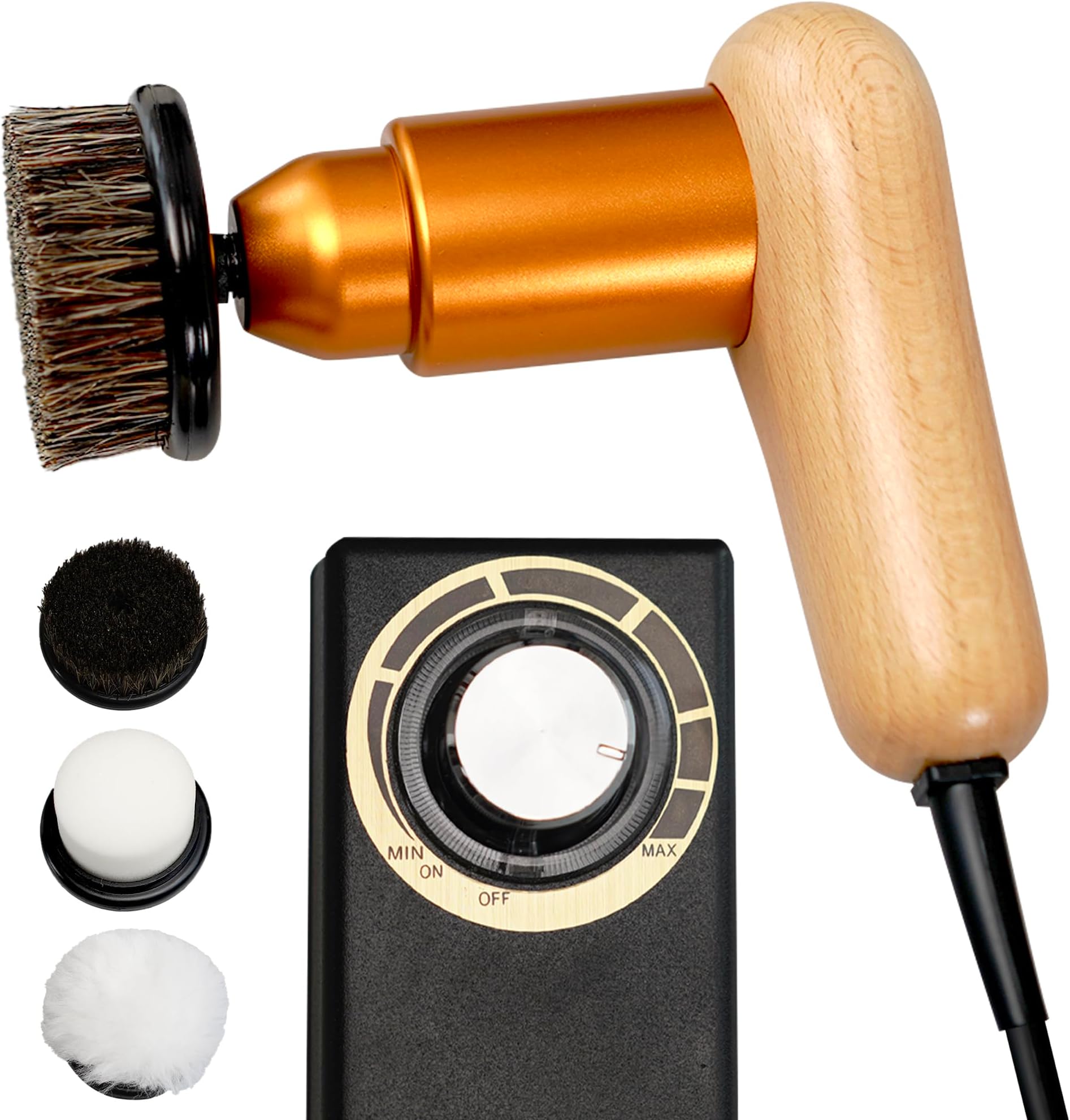 Amazon.com: JOUNJIP Electric Shoe Shine Polisher - Deluxe Kit with 4 ...