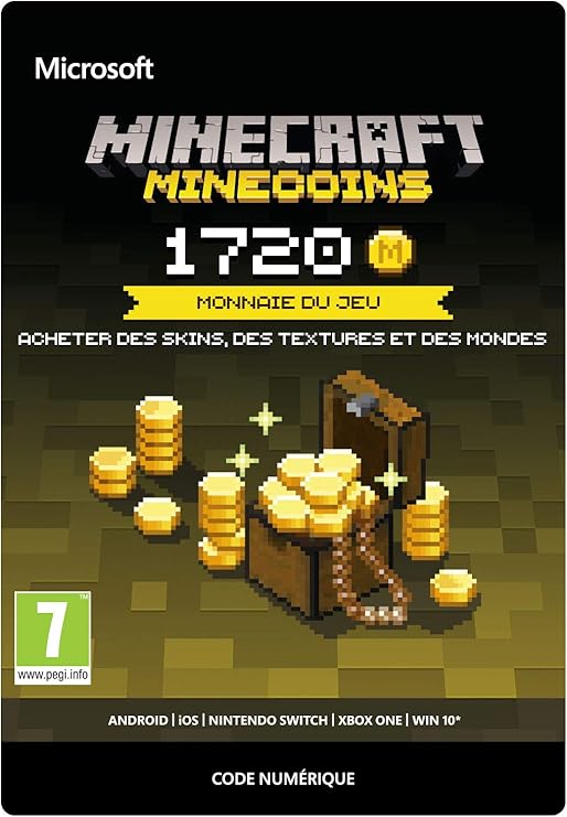 Minecraft: Minecoins Pack: 1720 Coins | Multi plateforme : Amazon.fr ...