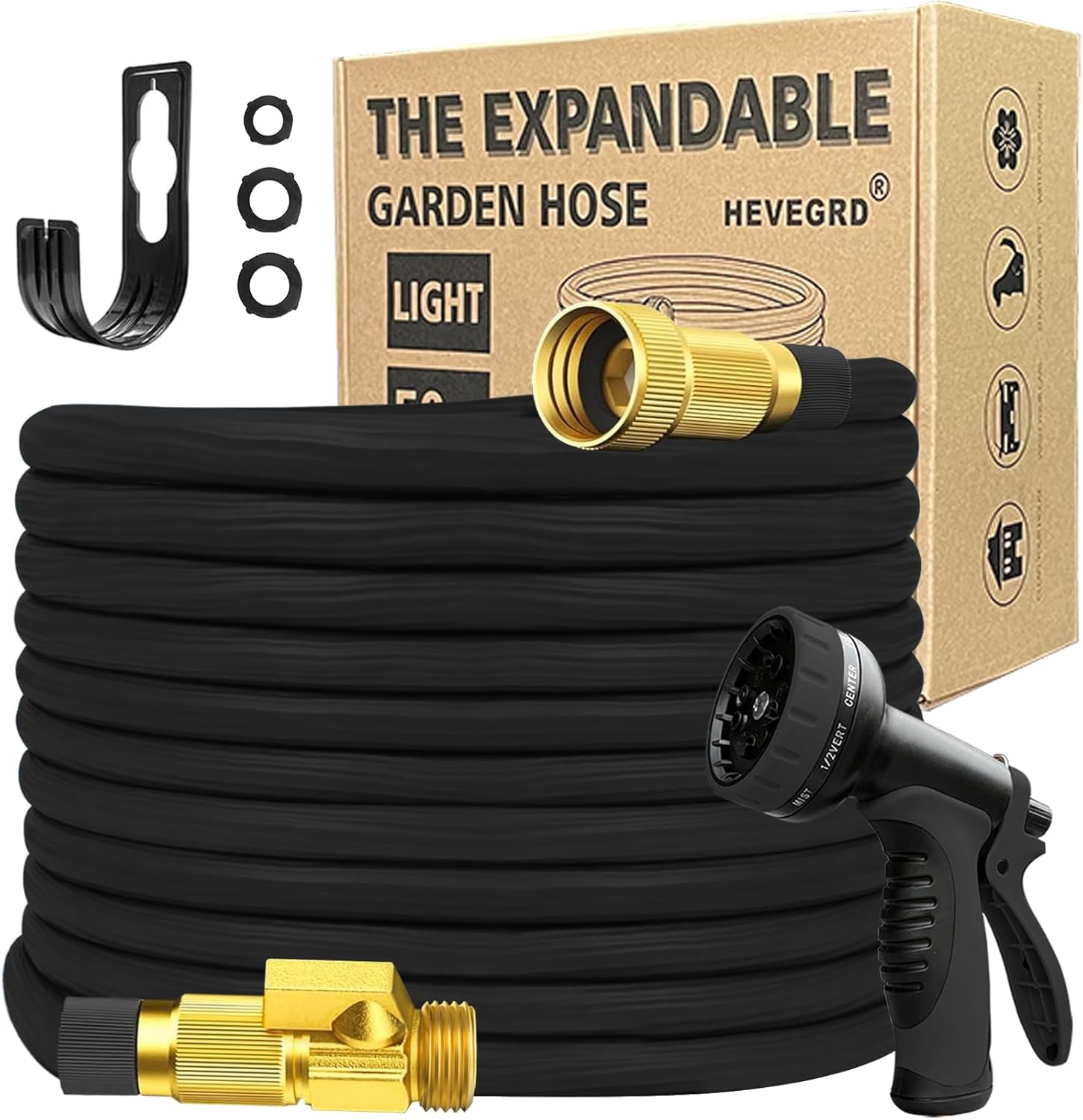 Amazon.com: Garden Hose 50ft Expandable Lightweight Garden Hose with ...