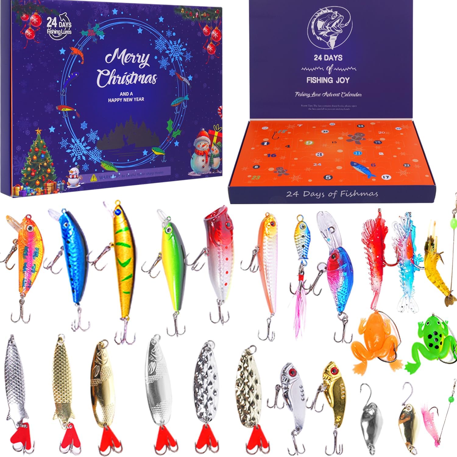 Amazon.com: Fishing Advent Calendar 2025 Adult,24 Days Christmas ...