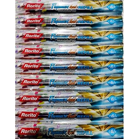 Rorito Truestore Flymax Gel Blue Ink Refills - Pack of 100 Pieces ...
