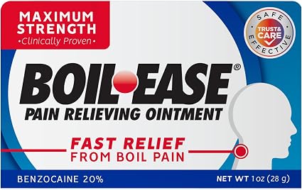 Amazon.com: Boil Ease Pain Relieving Ointment, 1 Ounce : Health & Household