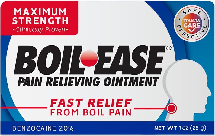 Amazon.com: Boil Ease Pain Relieving Ointment, 1 Ounce : Health & Household
