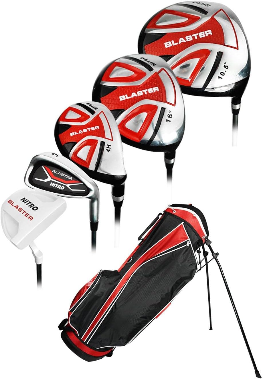 Nitro Golf- Blaster 13 Piece Complete Set with Bag Graphite/Steel ...
