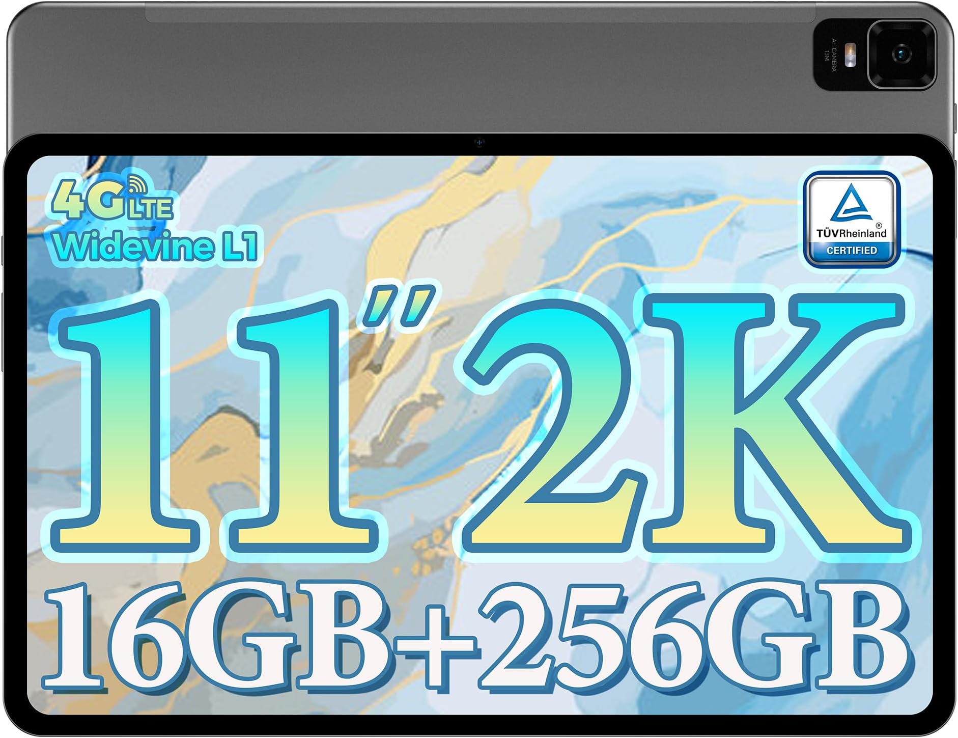 TECLAST T60 Top Tablette Tactile 12'' Pouces, 20Go RAM+256Go ROM（4To TF ...