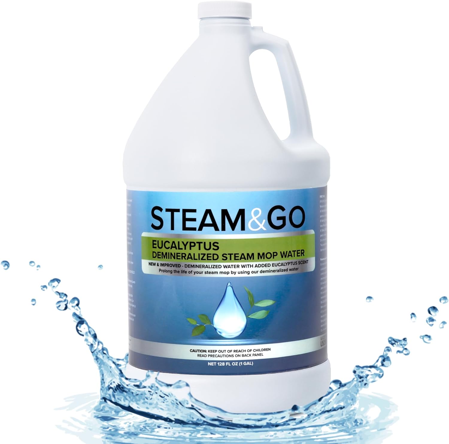 Amazon.com: Steam and Go Demineralized Water - Eucalyptus Scent ...
