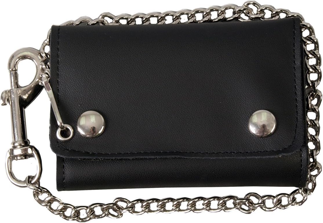 Amazon.com: Hot Leathers (WLB2007 Black, 4" Extra Wide Wallet with ...
