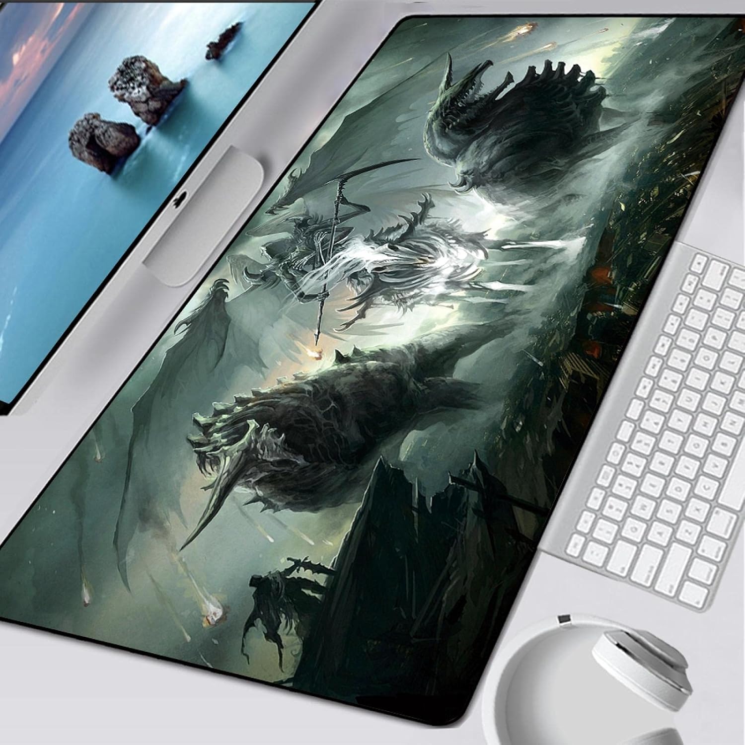 Tapis de souris 60 x 30 cm – Très grand tapis de souris – Précision et ...