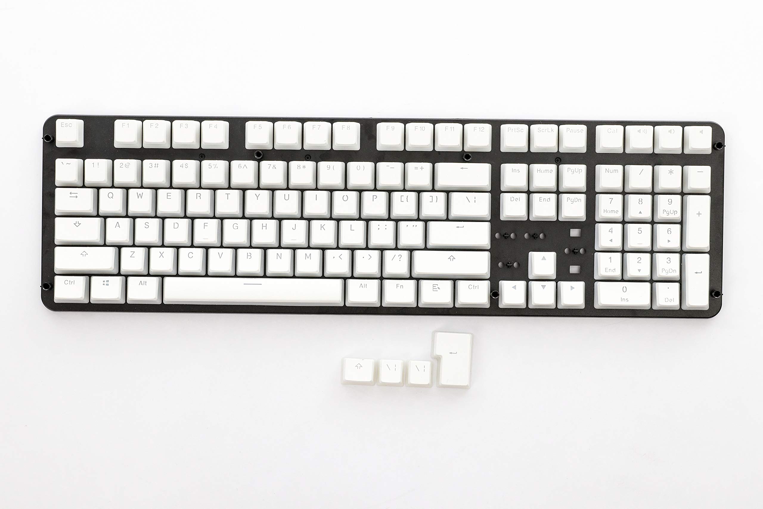 HK Gaming Pudding Keycaps Set | Doubleshot PBT Keycap Set | Full 108 ...