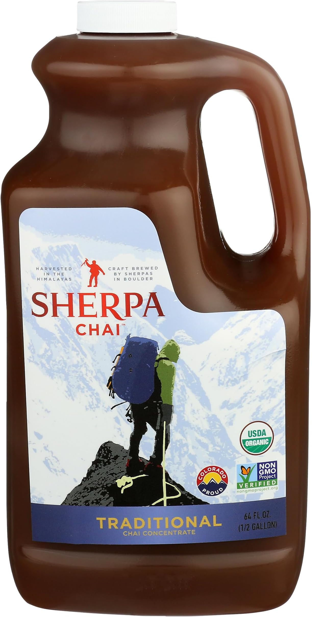 Amazon.com : Sherpa Chai Traditional Chai Tea Concentrate, 64 Oz ...