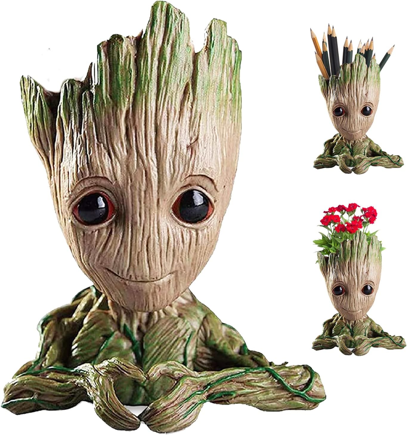Homened Baby Groot Pot de Fleur - Figurine d'action pour Plantes et ...