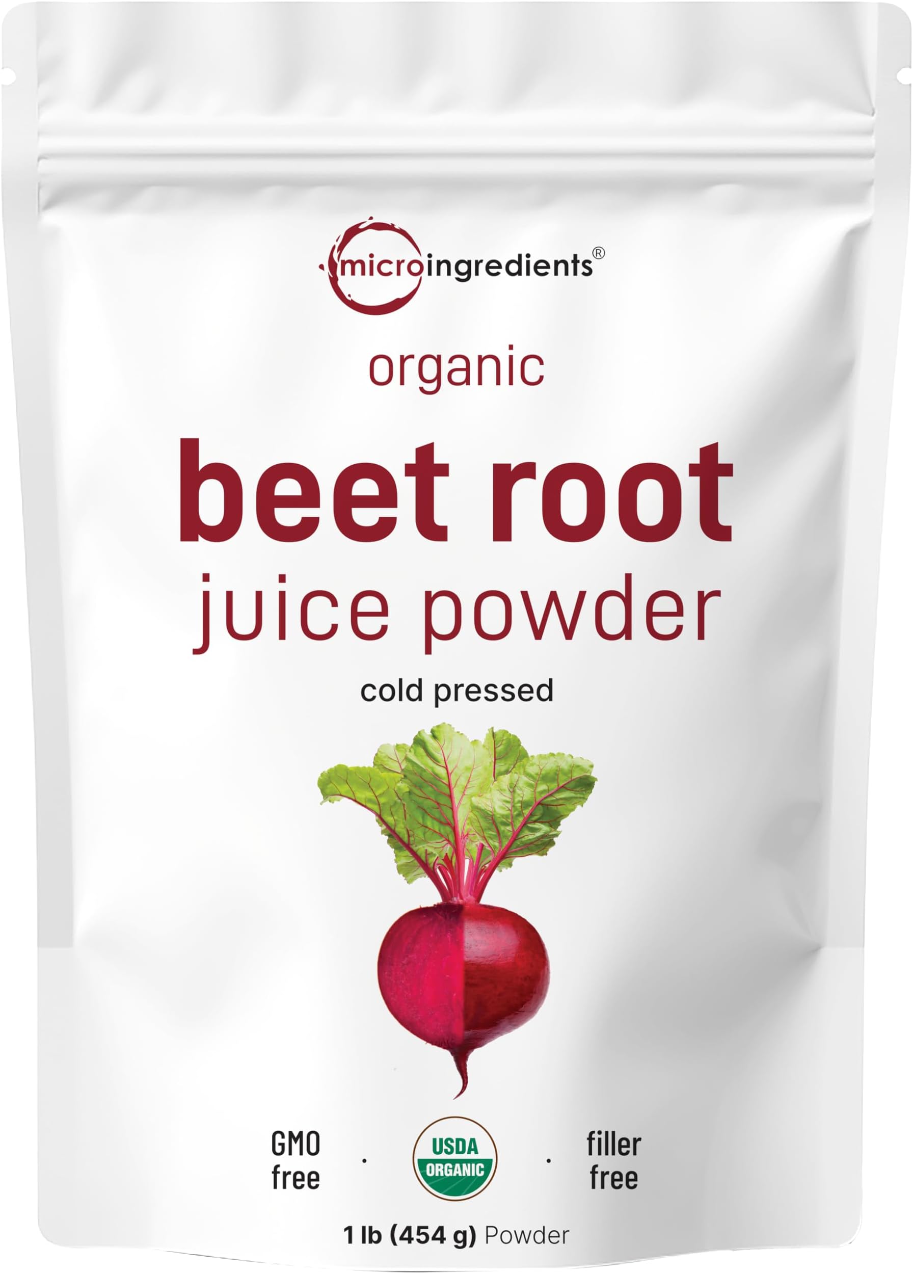 Amazon.com: Micro Ingredients Organic Beet Root Powder, 1 Pound, Cold ...
