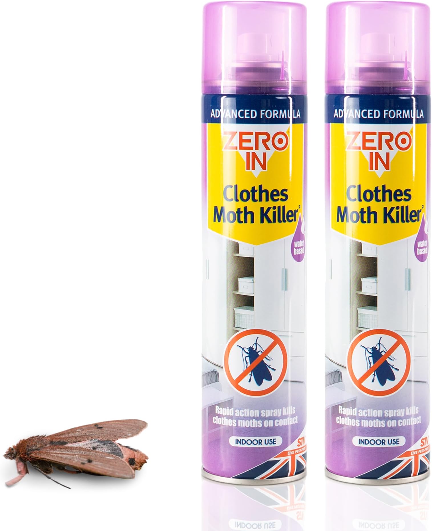 Acana Moth Killer & Freshener, Lavender, 275ml - Spray Formula, Kills ...