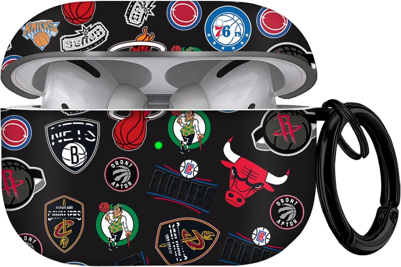 Amazon.com: Gedicht for Airpods Pro Case NBA Team, Protective TPU Soft ...