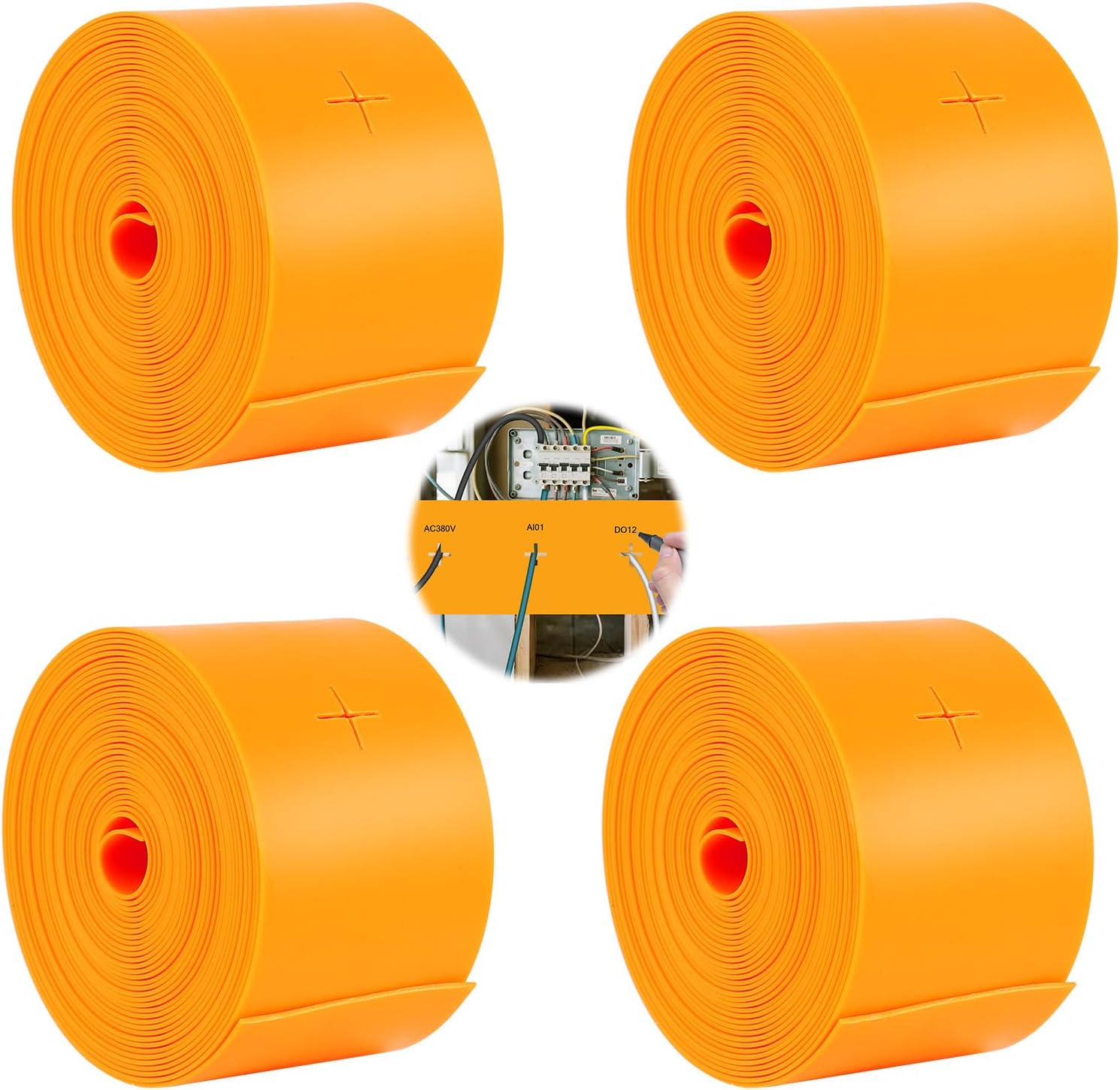 Amazon.com: 4Pcs Perforated Strips for Electrical Wire, Hold Wires in ...