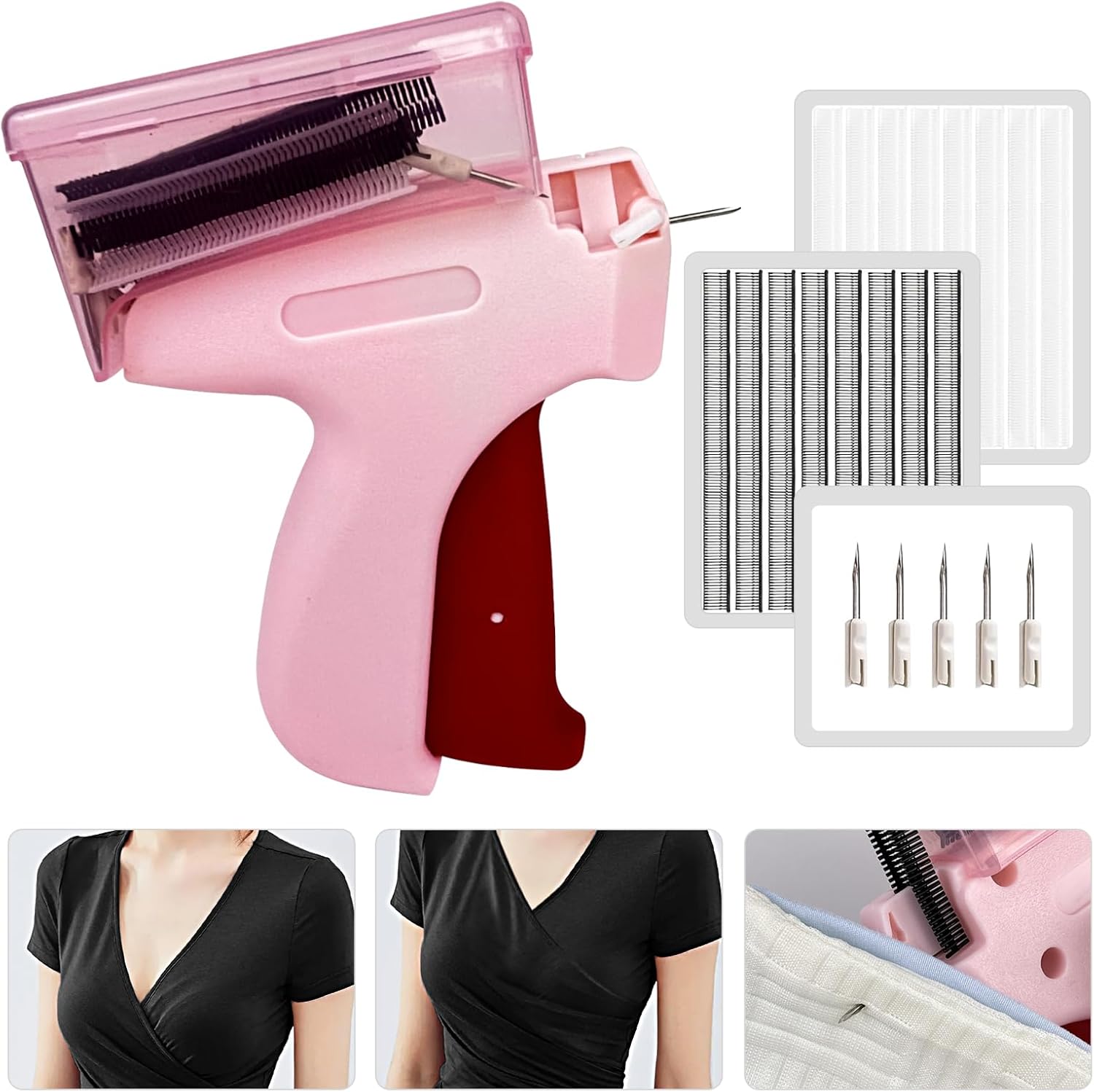 Amazon.com: Stitch Gun,Quick Clothing Fixer,Mini Stitch Sewing,Handheld ...