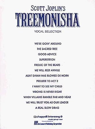 Treemonisha: Vocal Selections: Scott Joplin: 9780881881189: Amazon.com ...