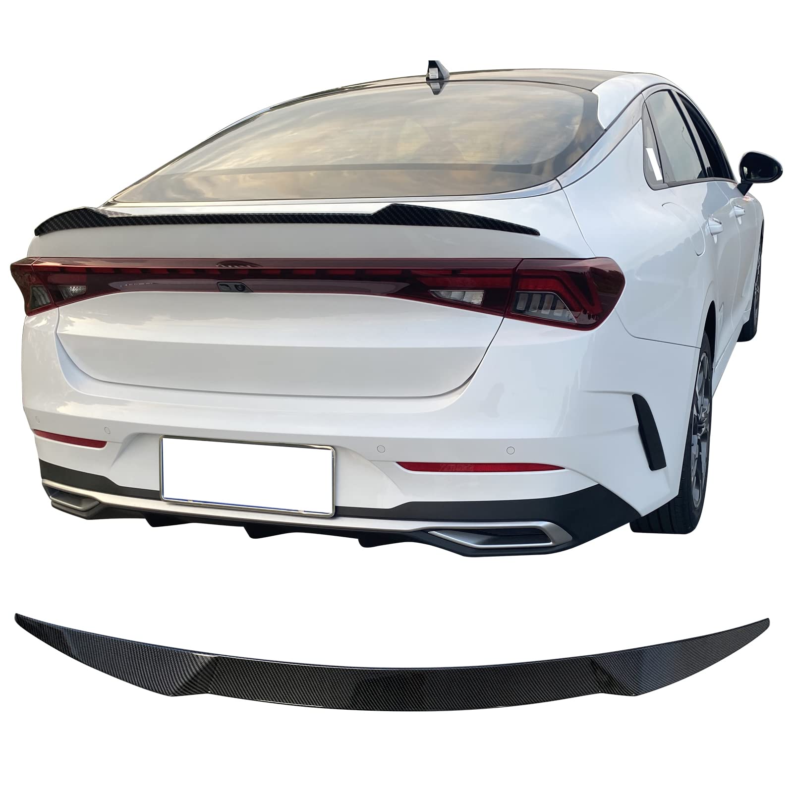 2021-2022 Kia K5 GT-Line Gloss Black Rear Bumper Lip PP 3PCS | atelier ...