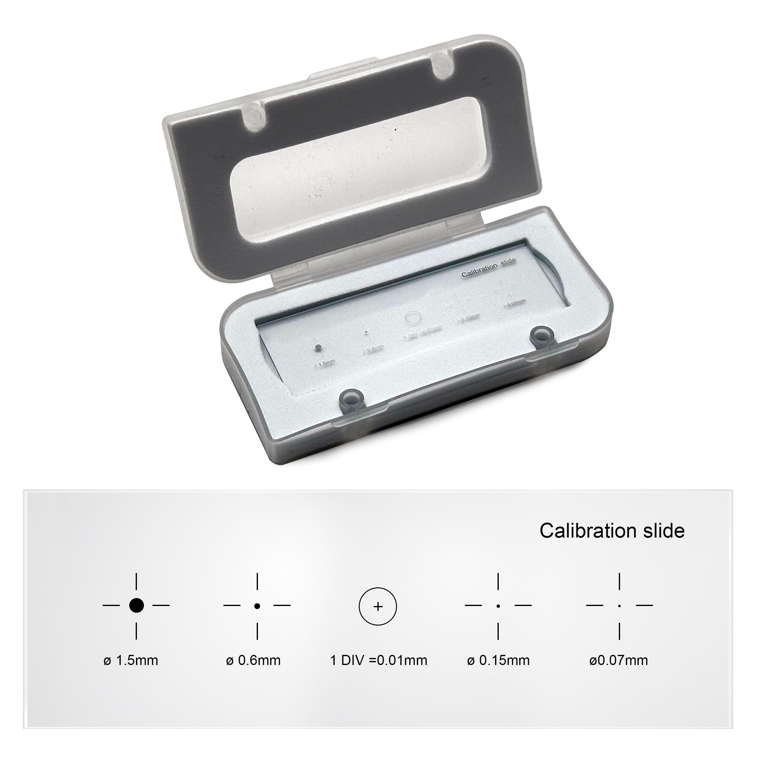 Snapklik.com : 0.01mm Dot Crosshair Microscope Camera Slide ...