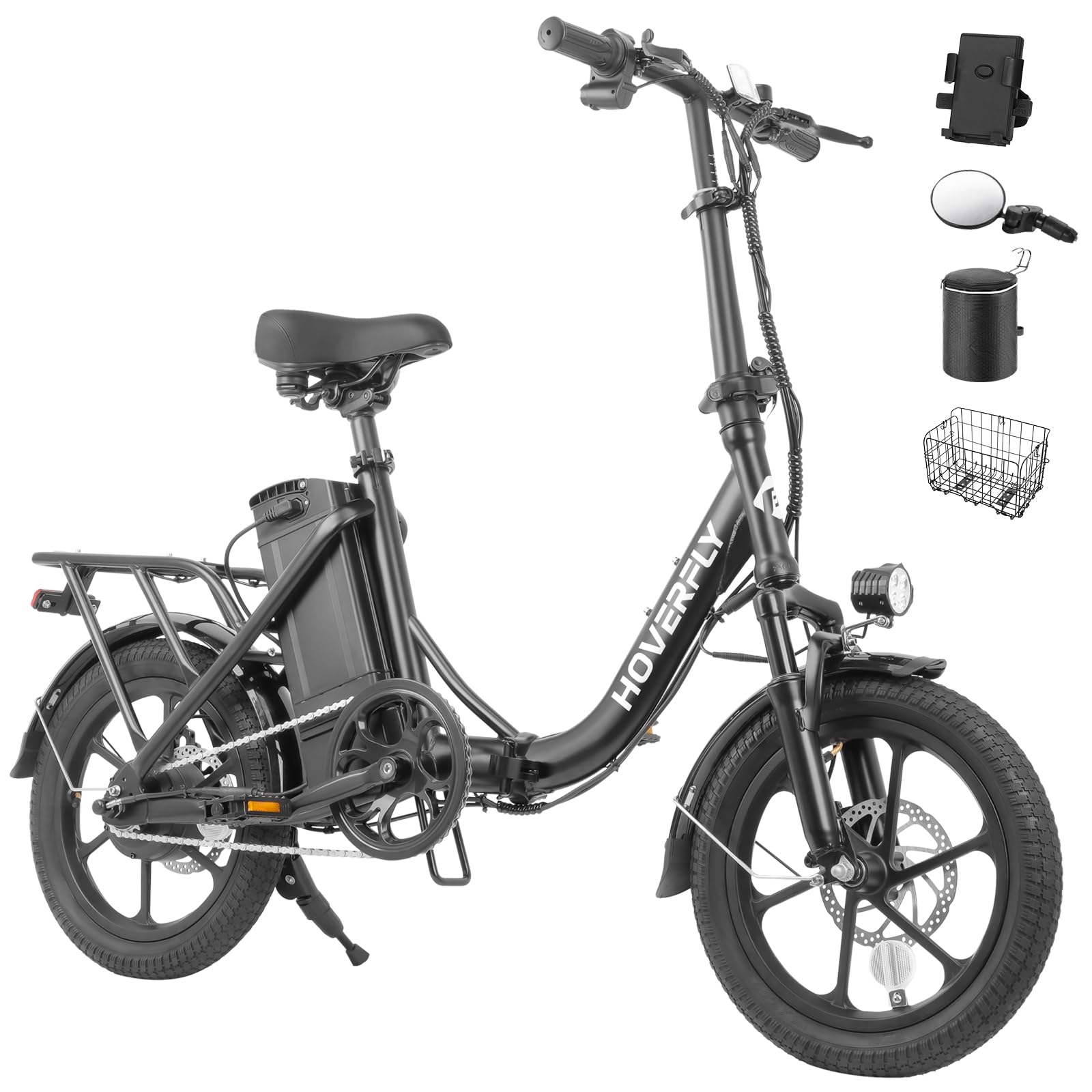 Snapklik.com : HOVERFLY H3 16" Electric Bike, Max 28Miles Range(Pedal ...