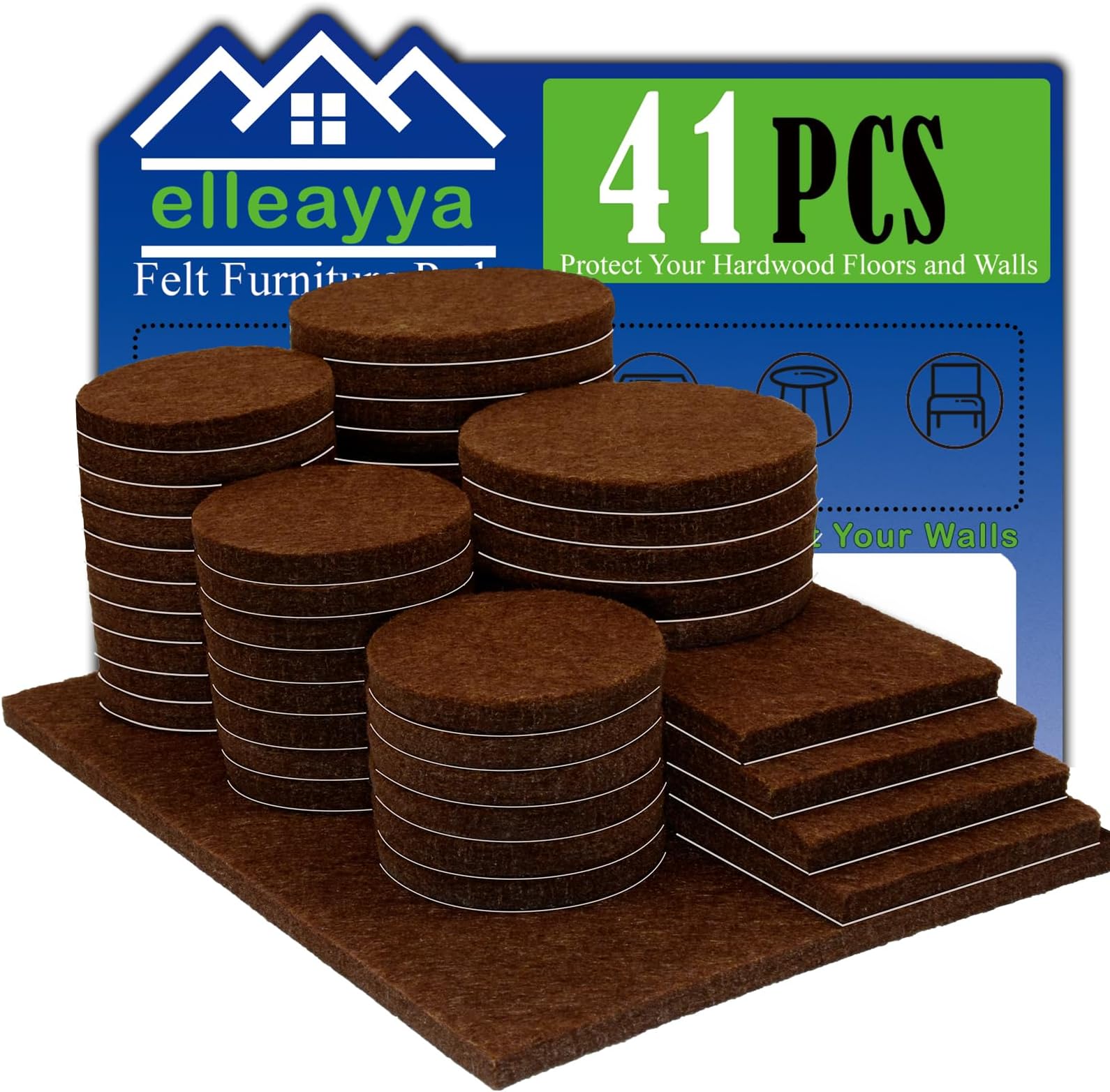 Felt Furniture Pads X-PROTECTOR 133 PCS Premium Furniture Pads - Felt ...
