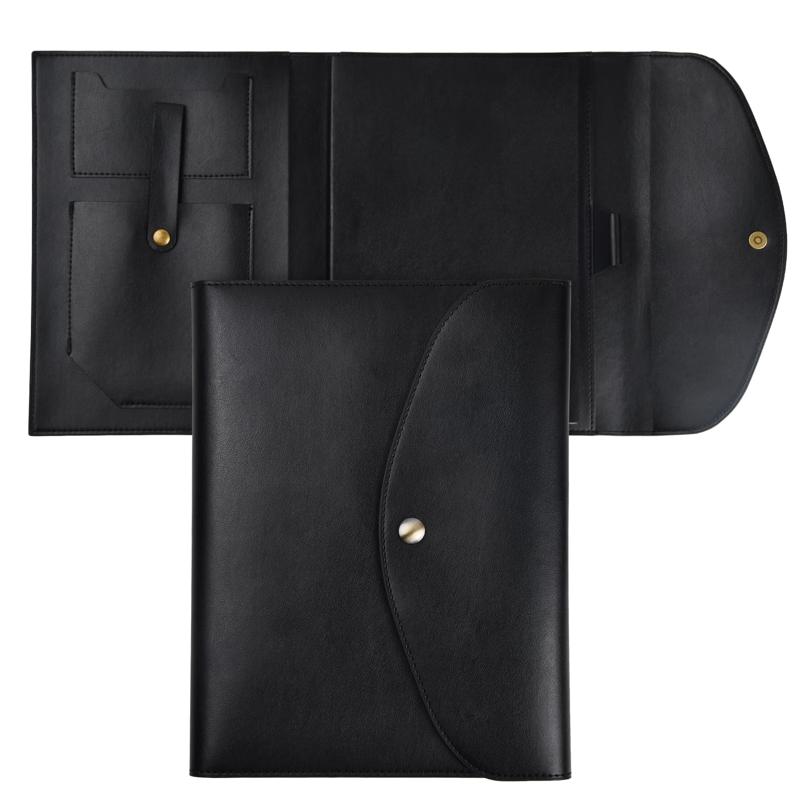 Hanunalir A5 Book Cover Made from Vegan Leather (Pu), Book Bag with ...