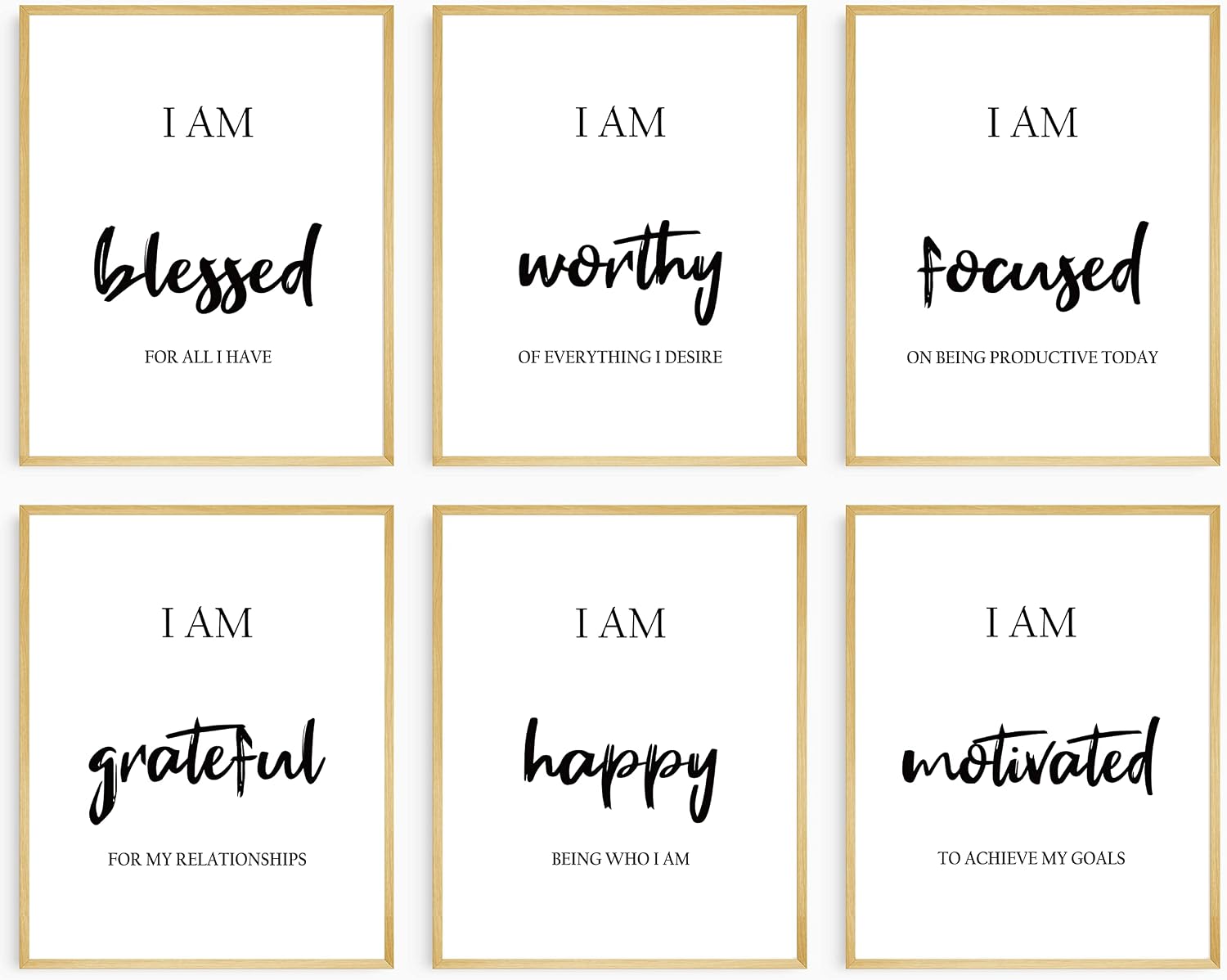 Amazon.com: M.MONG PS-07 Inspirational Quotes Wall Art Motivational ...