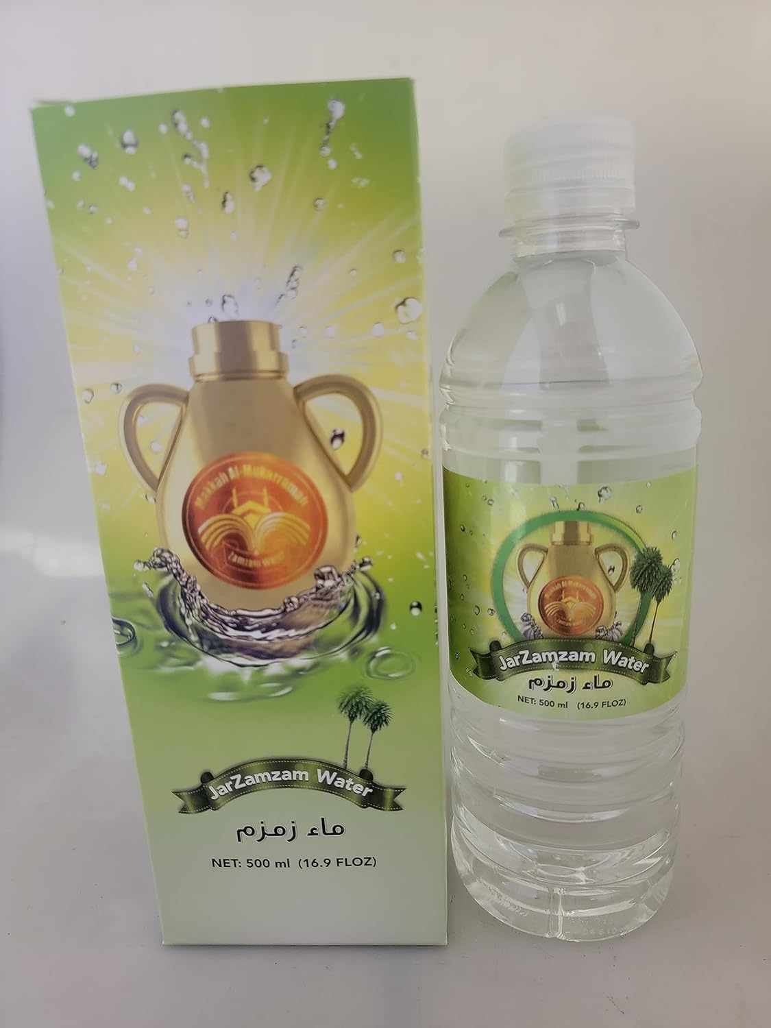 Amazon.com: 12 Pack Zam Zam Water 500ml / 16.9oz Imported From Saudi ...