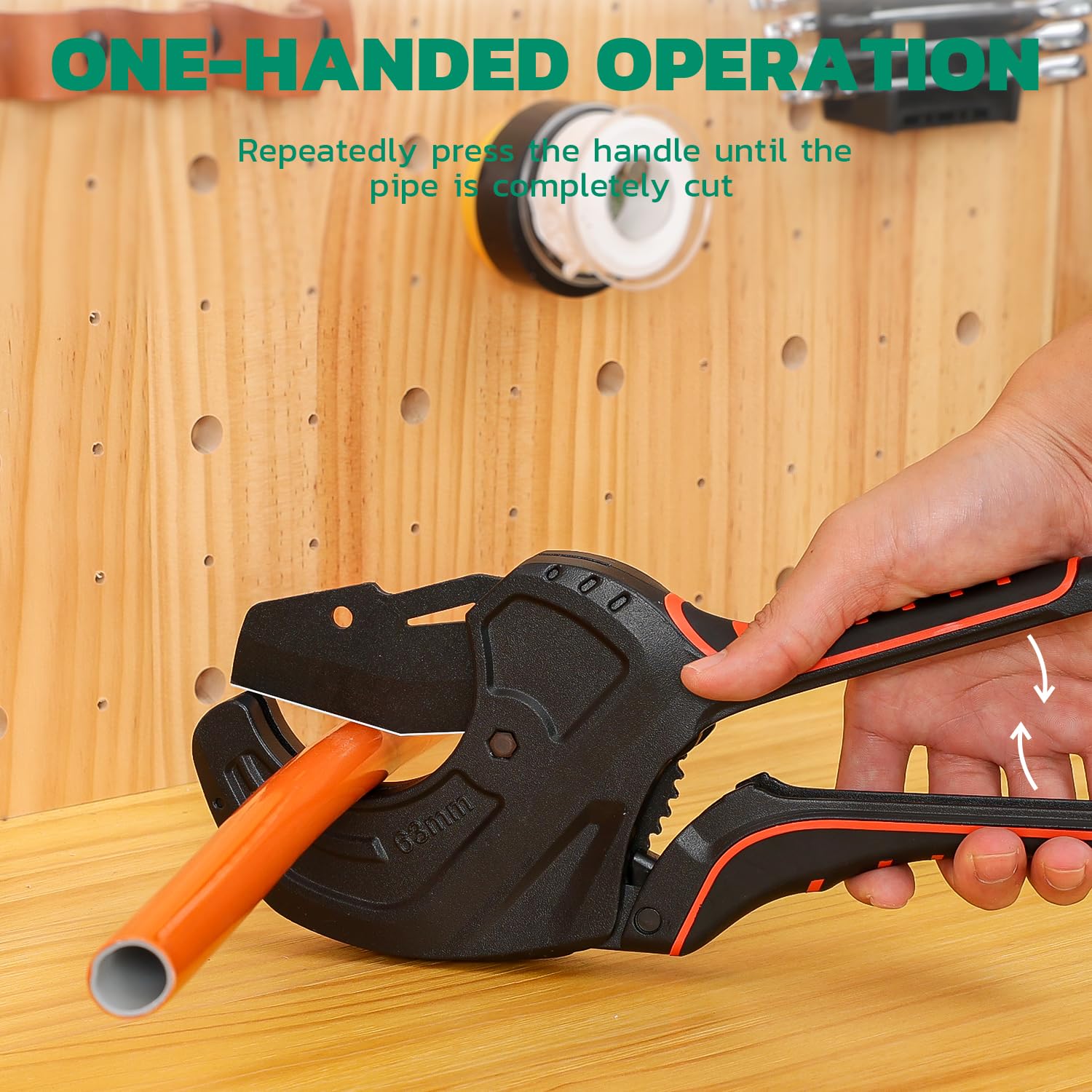 Snapklik.com : PVC Pipe Cutter,Cuts Up To 1-5/8",Pex Cutter,Tubing ...