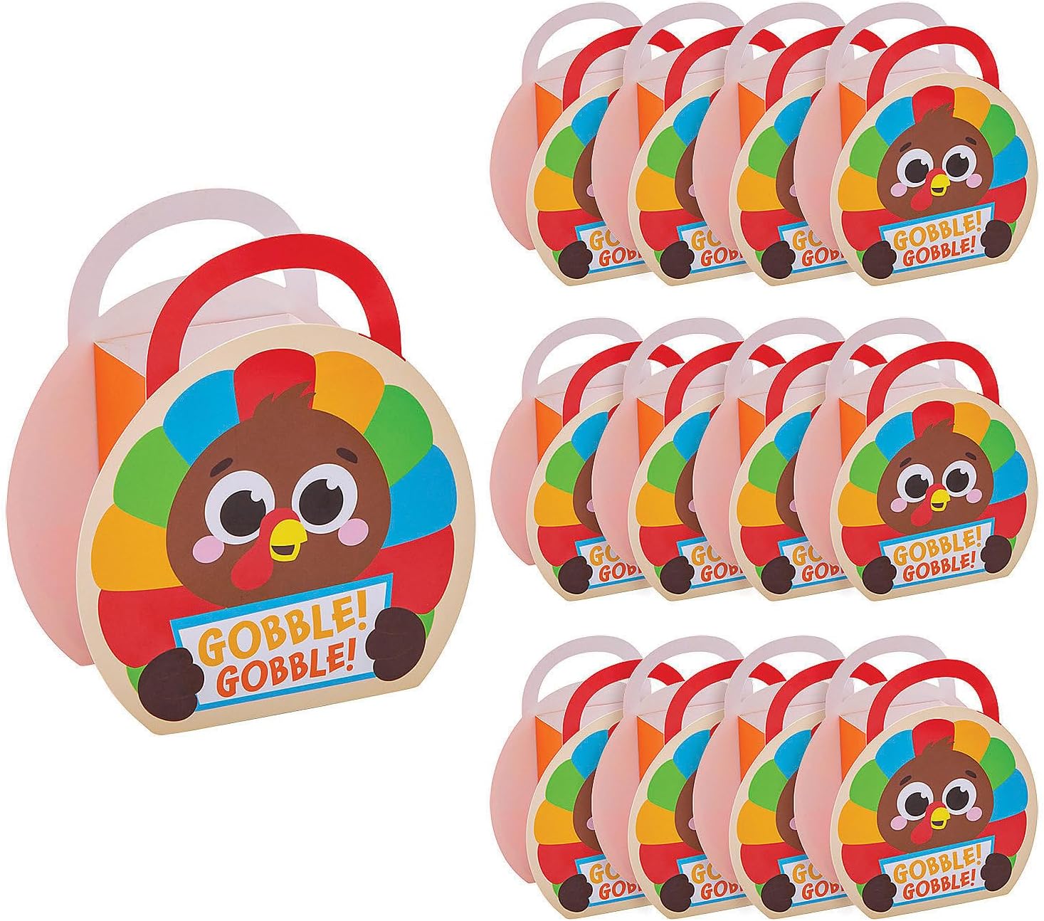 Amazon.com: Fun Express Turkey Favor Boxes - 12 Pc : Home & Kitchen