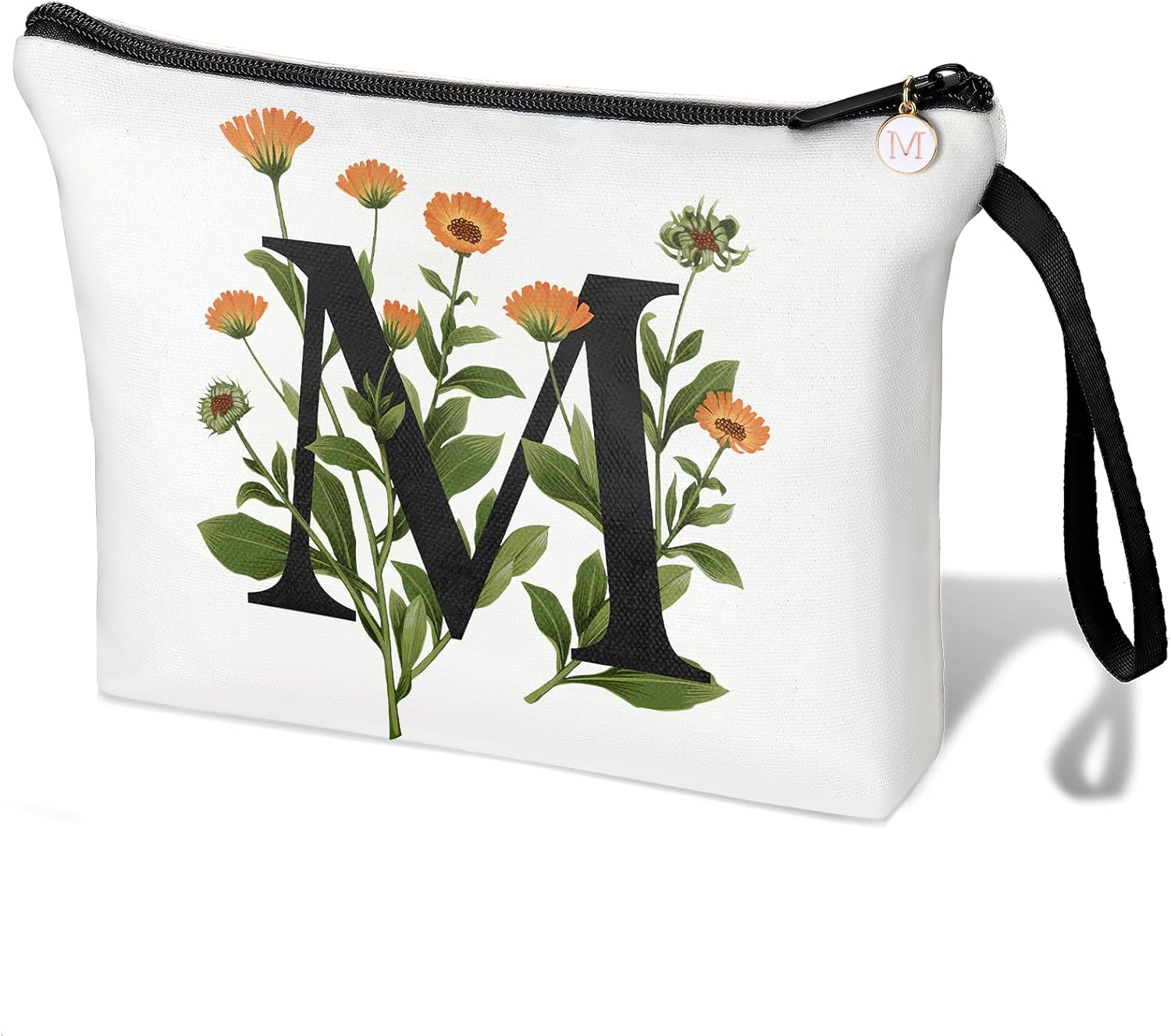 Amazon.com: Initial Letter Bag Letter Makeup Bag for Women Initial ...