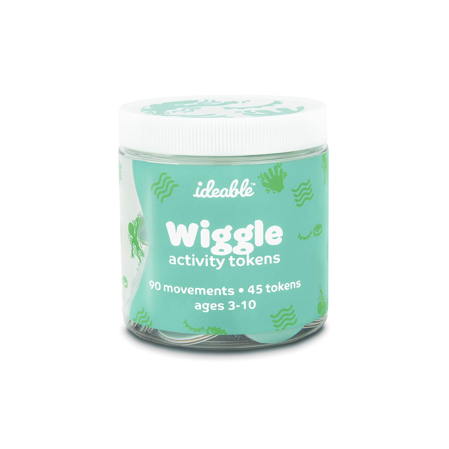 Amazon.com: Ideable Wiggle - Activity Tokens for Kids - 90 Simple ...