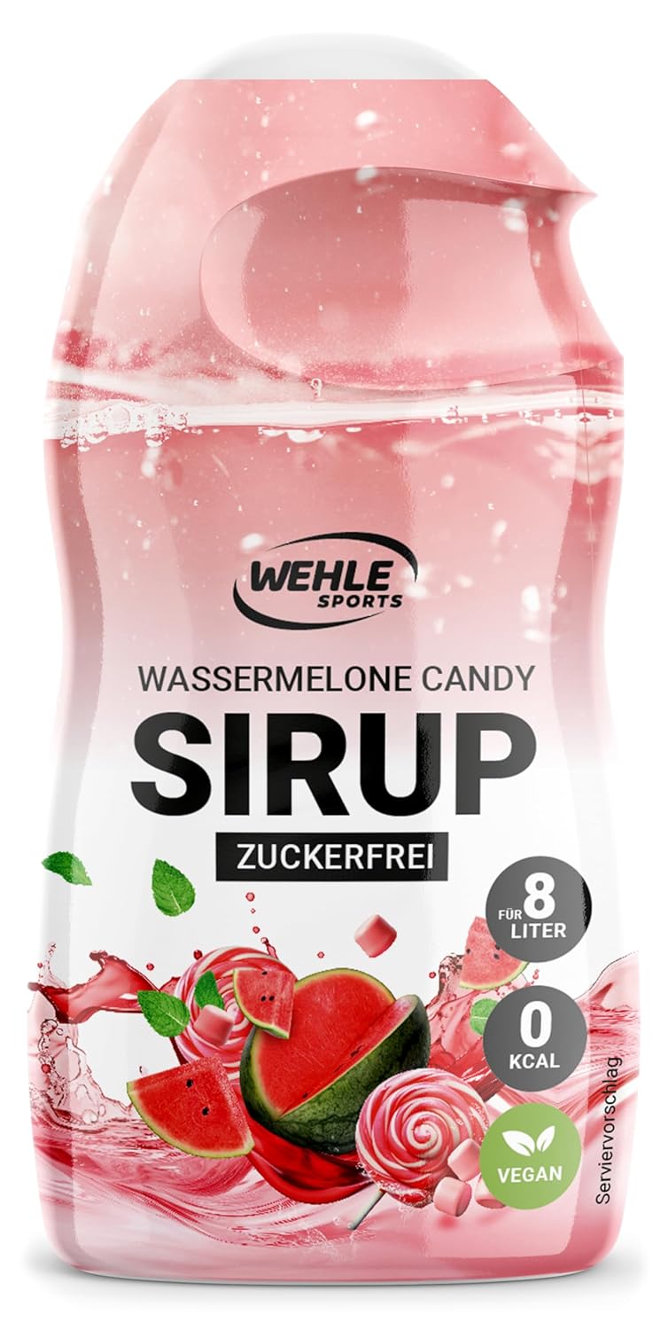 WEHLE Sirup zuckerfrei [ZERO SIRUP] – Zuckerfreier Sirup für Wasser mit ...