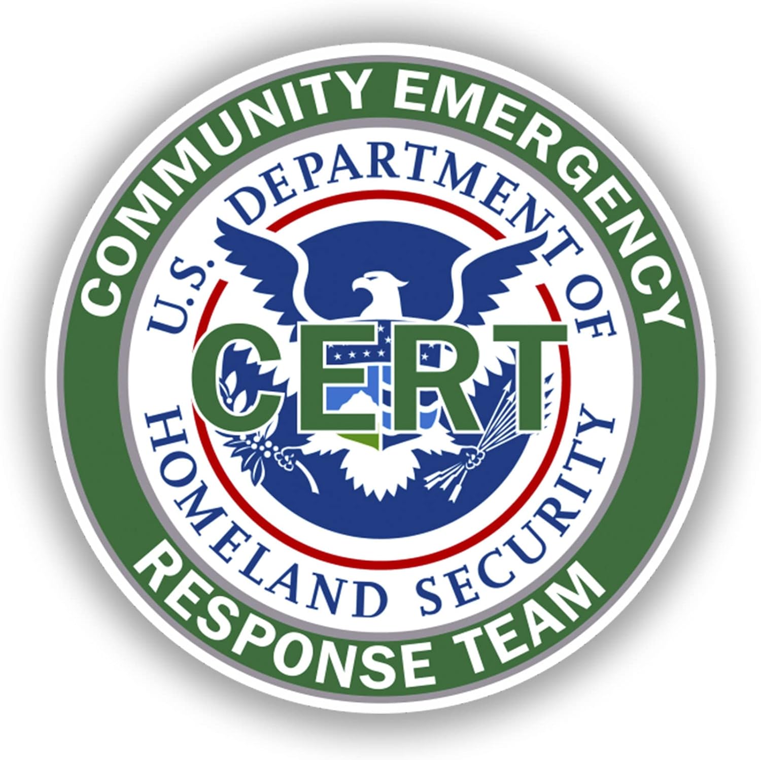 Amazon.com - Sticker CERT Community Emergency Response Team Homeland ...