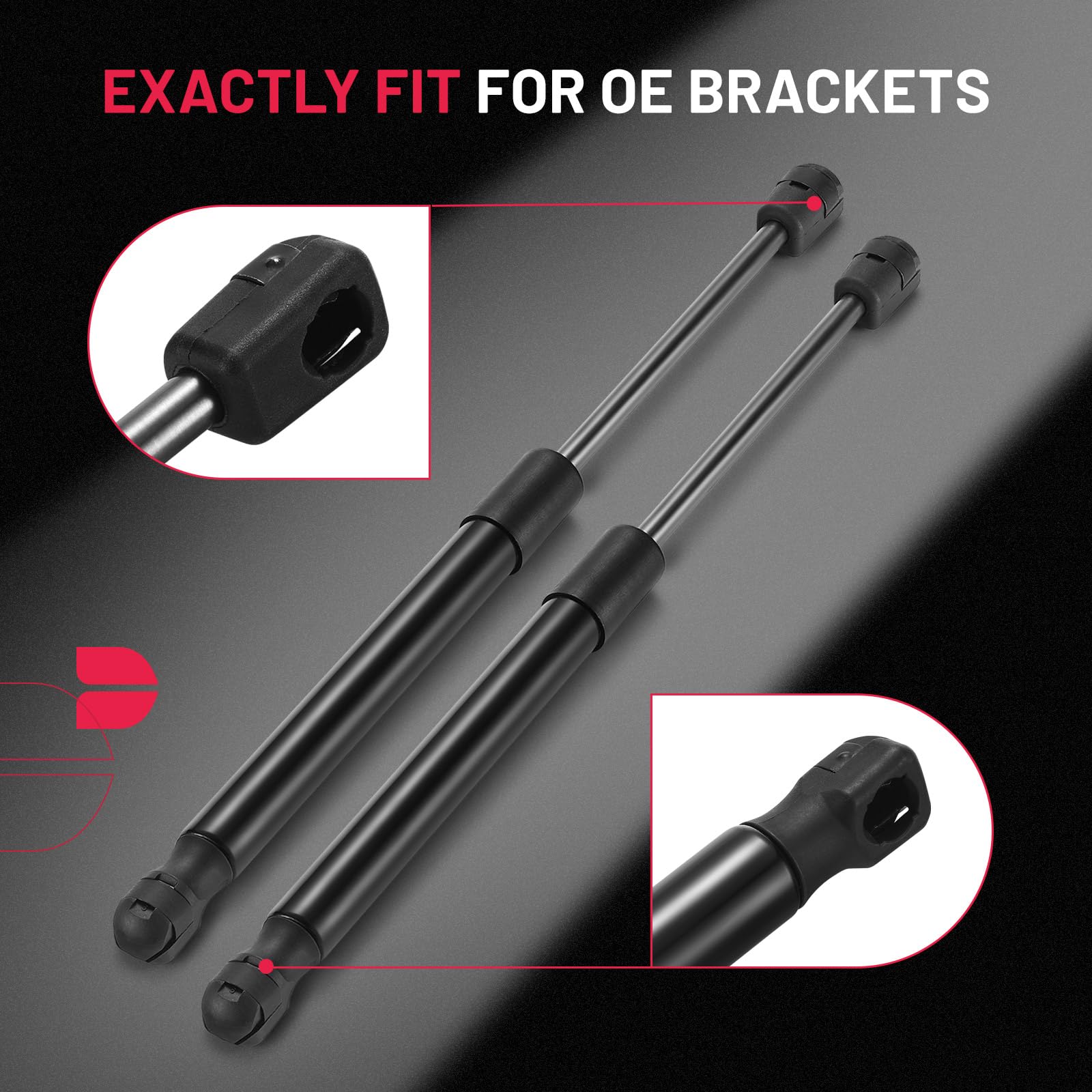 Snapklik.com : BDFHYK C16-04464 13 inch/30Lbs (133N Gas Struts Shocks ...
