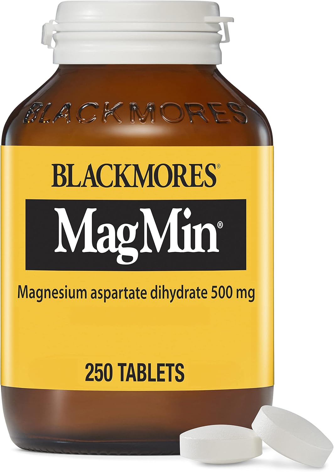 Amazon.com: Blackmores Magmin 500mg 250 Tablets : Health & Household