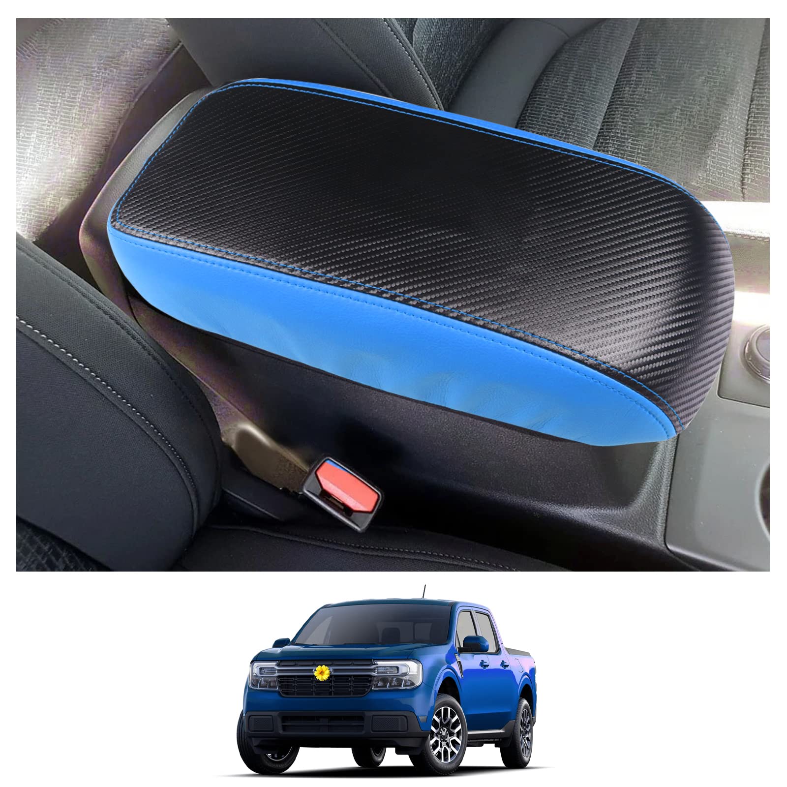 Cdefg For 2022 2023 Maverick Pickup Truck Center Console Cover ...