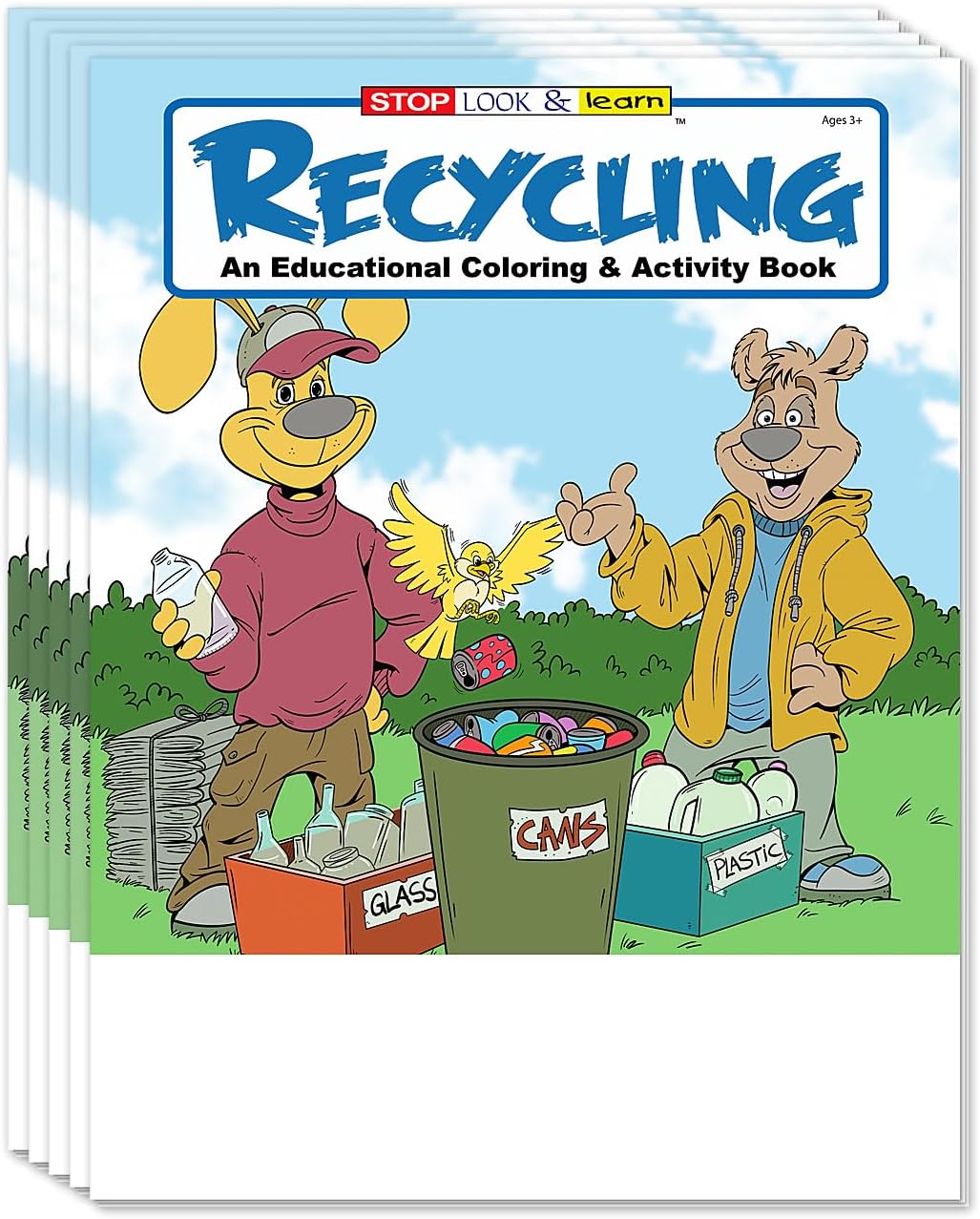 Amazon.com: ZOCO – Learn to Recycle – Kids Educational Coloring Books ...