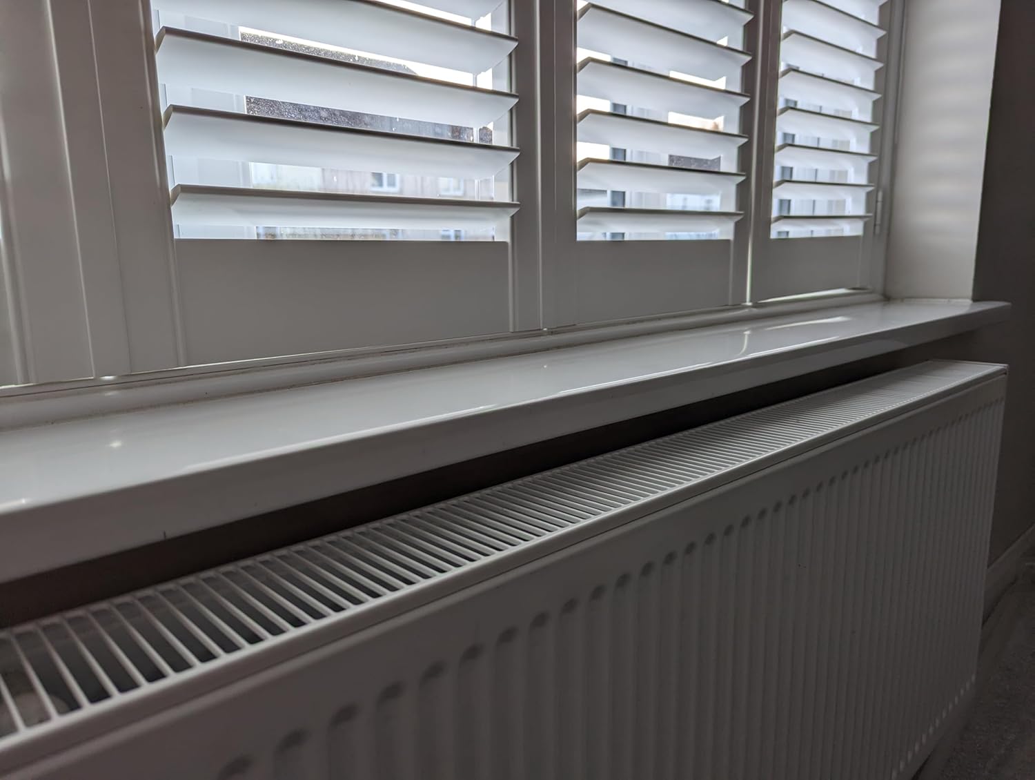 200mm White UPVC Window Board Cill Cover and End Caps 2m Long 9mm Thick ...