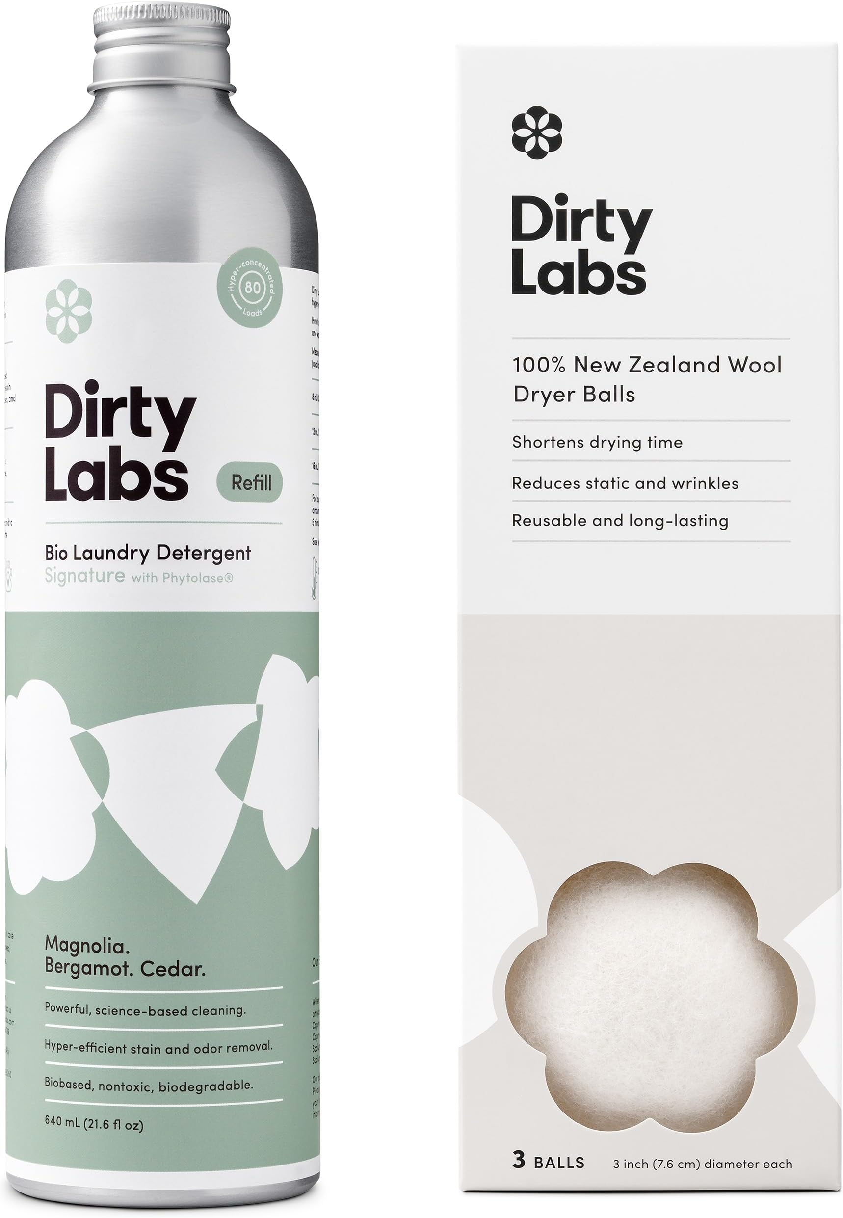 Amazon.com: Dirty Labs | Bio-Liquid Laundry Detergent & Dryer Balls ...