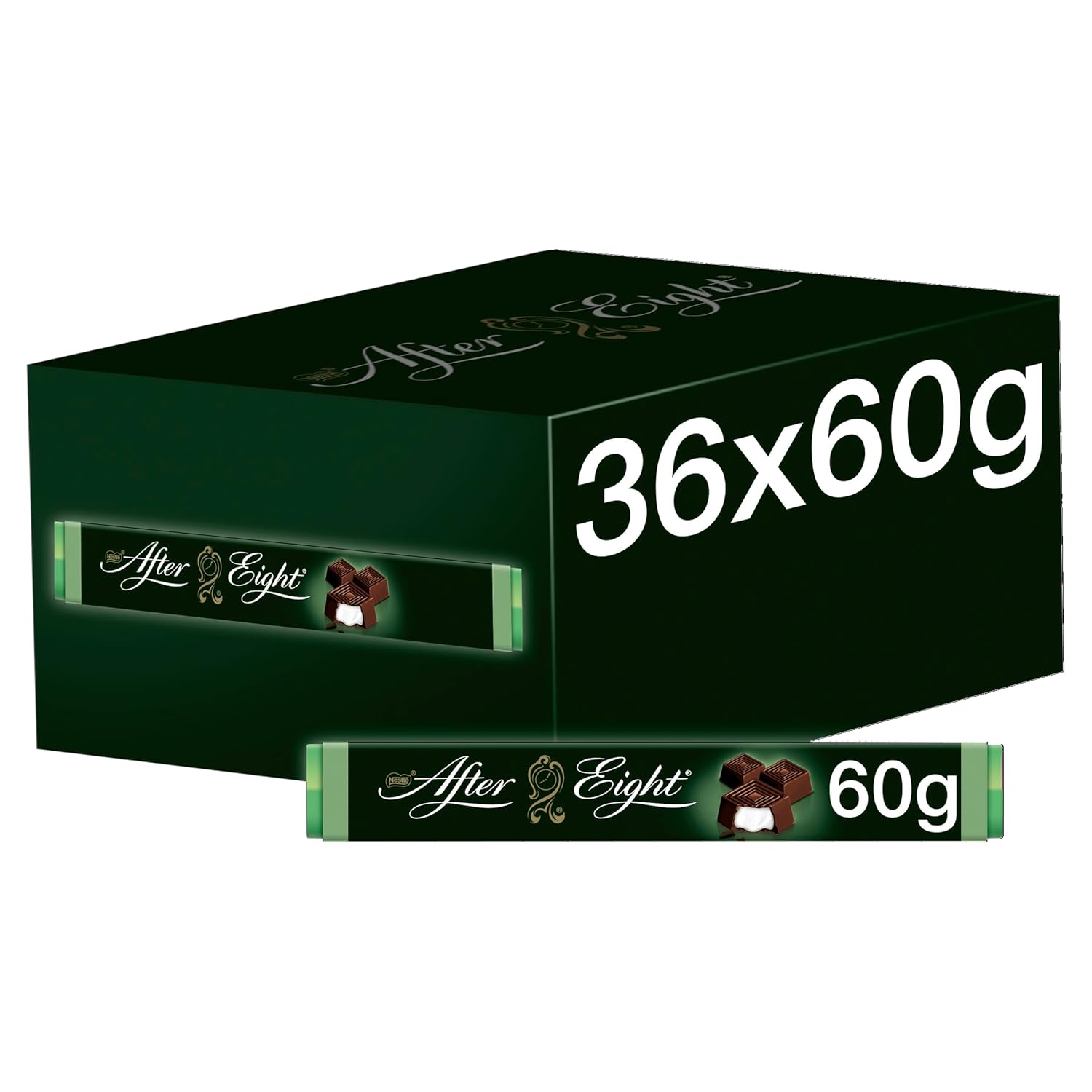 After Eight Nestlé AFTER EIGHT Bite Size, die schokoladige Erfrischung ...