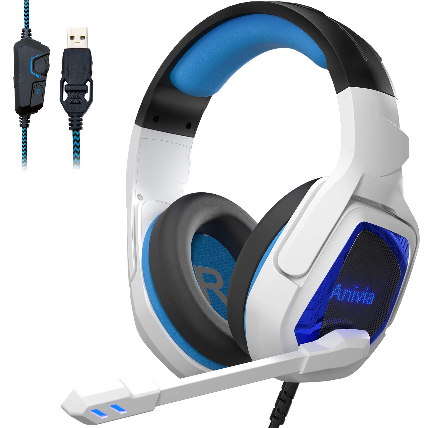 SADES USB Gaming Headsets Armor Realtek Gaming Audio Lightweight ...