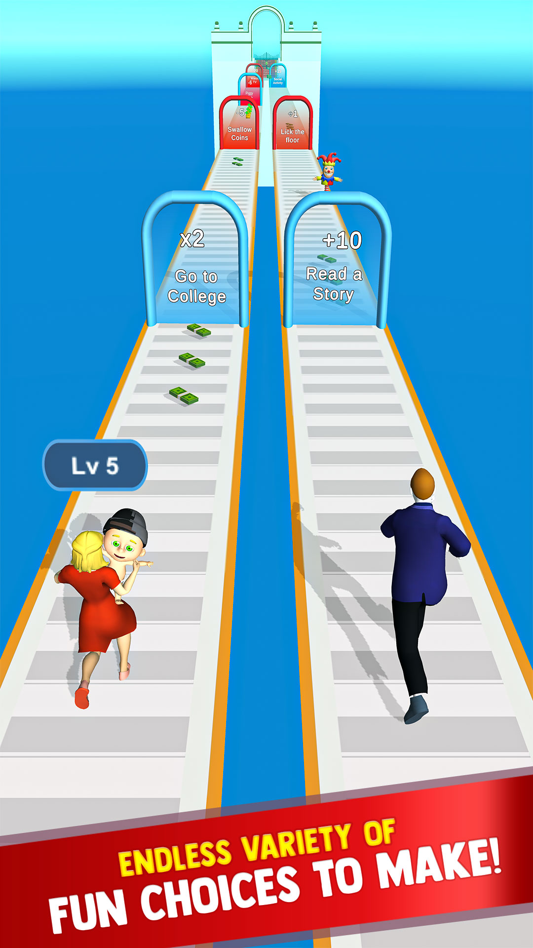 Parents Future Run: Baby Career Choice Race 3D Running Game - App on ...