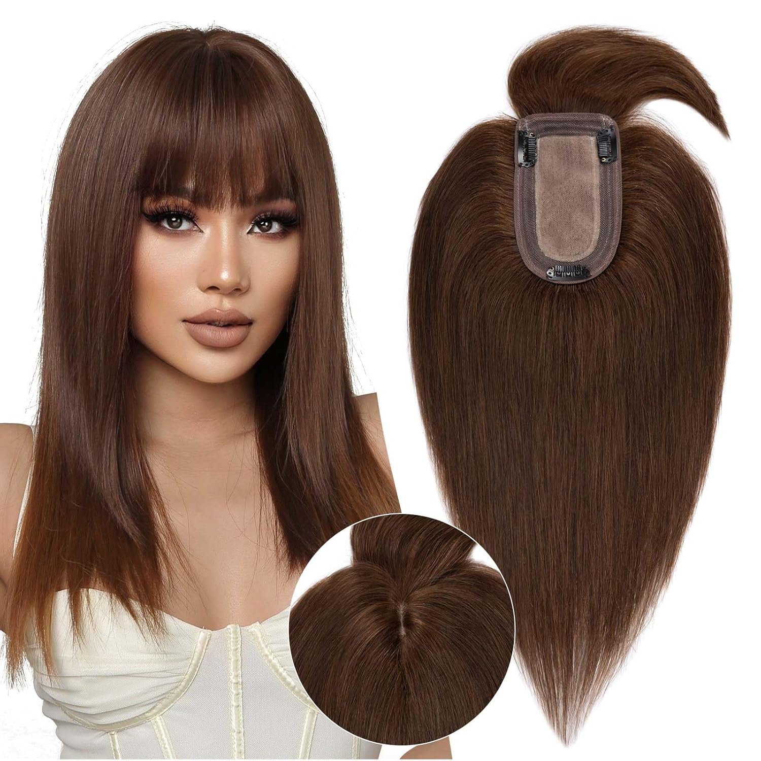 Amazon.com : Fellissy Hair Toppers for Women Hair Toppers for Women ...