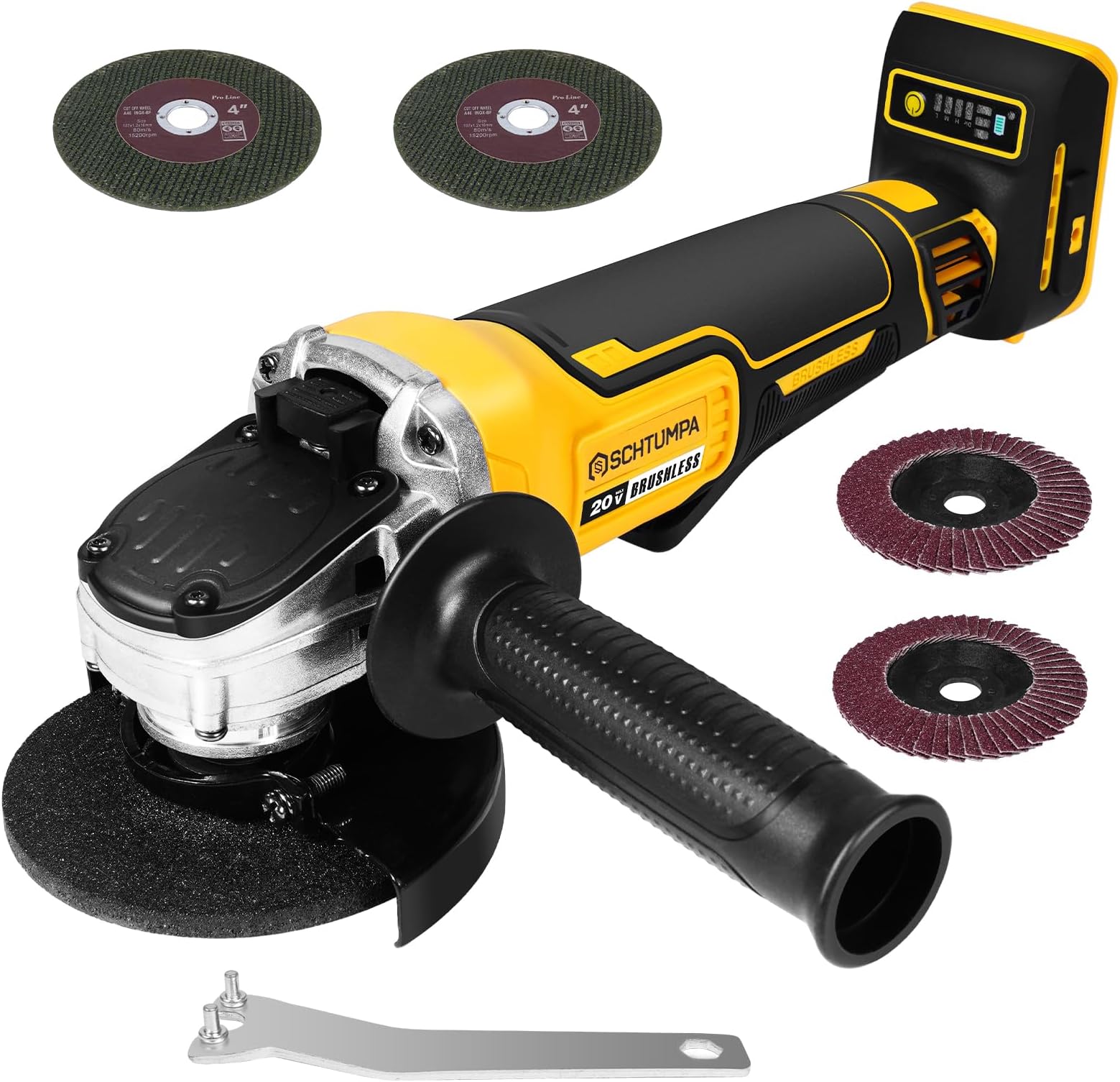 Amoladora angular inalámbrica para batería DEWALT de 20 V máximo ...